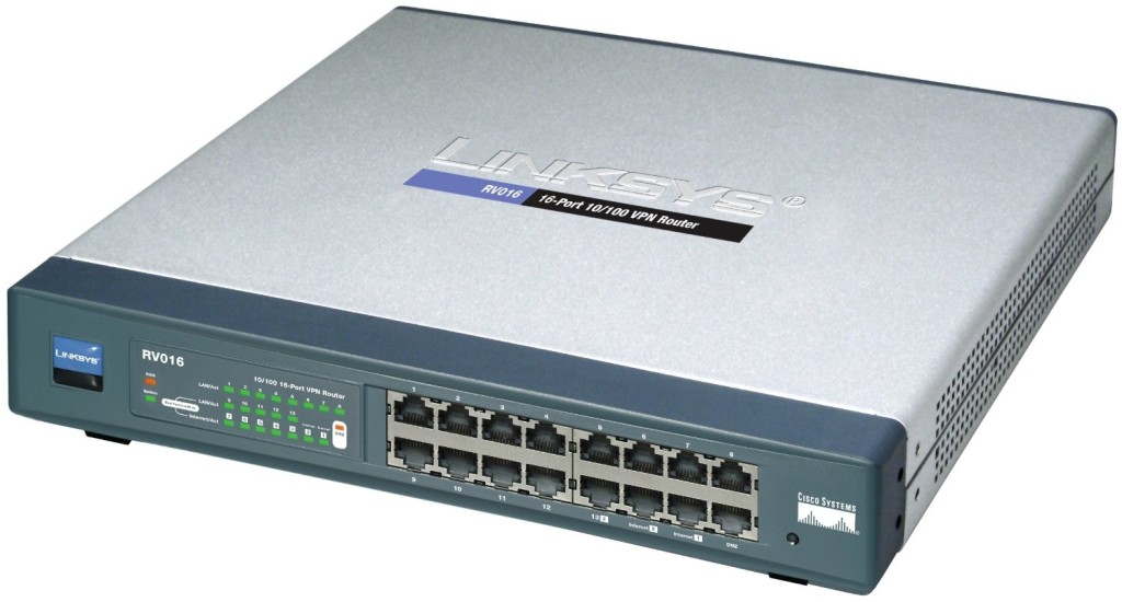 Cisco RV016 de 16 puertos 10/100 VPN Router - Múltiples WAN