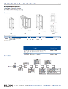 Modular Enclosures Ultra Deep