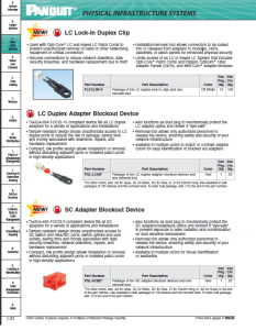 LC Lock In Duplex Clip