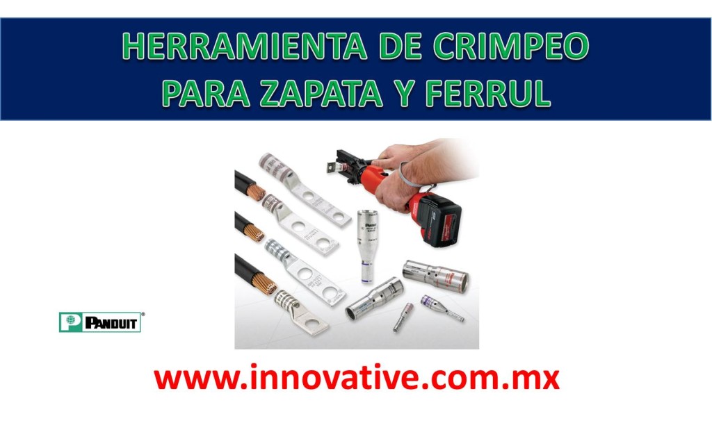HERRAMIENTA DE CRIMPEO PARA ZAPATA Y FERRUL