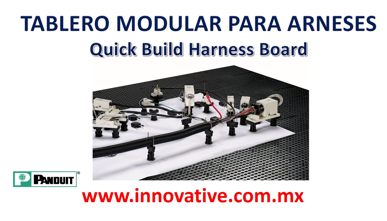 TABLERO MODULAR PARA ARNESES DE CABLE QUICK-BUILD